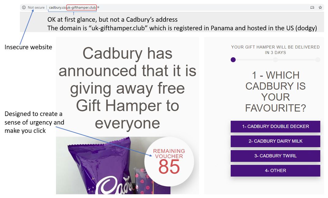 Free Cadbury’s chocolate? – bish.co.uk